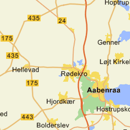 Haderslev - kort på Krak