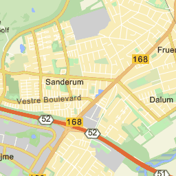 Odense C - kort på Krak