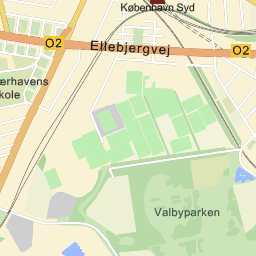 2500, valby - kort på Krak