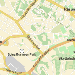 Gävlegatan Solna - karta på Eniro