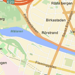 Gävlegatan Solna - karta på Eniro