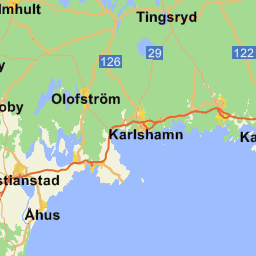 Lyckeby - karta på Eniro