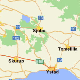 Busslinjer Malmö - karta på Eniro